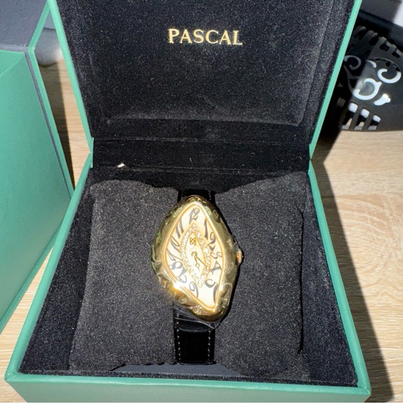 pascal watch | Other | Pascal Gold And Black Watch | Poshmark